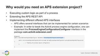 Alfresco Process Services extension project - Alfresco DevCon 2018 | PPT