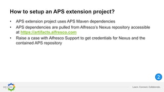 Alfresco Process Services extension project - Alfresco DevCon 2018 | PPT
