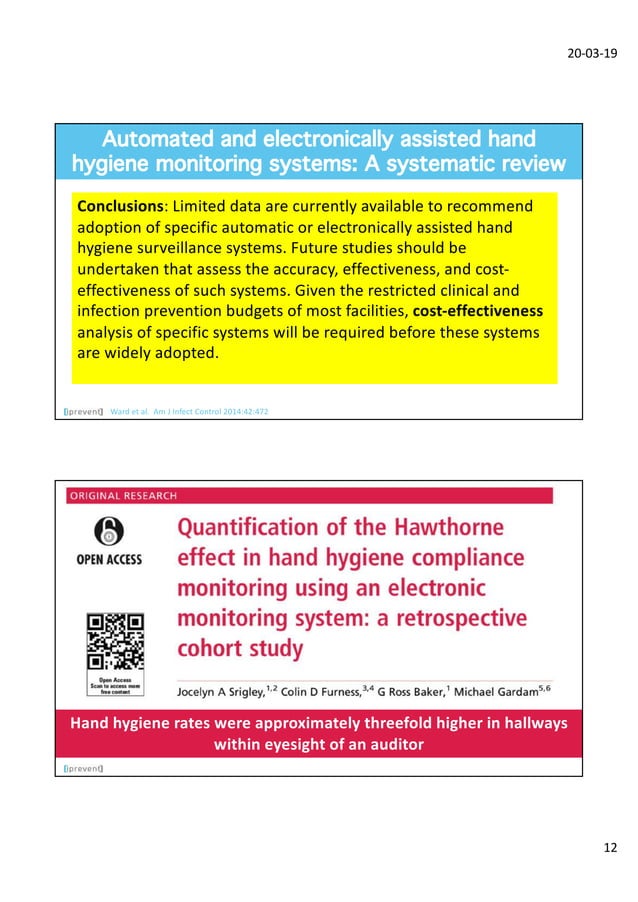 APSIC 2019 Hand Hygiene Monitoring | PDF