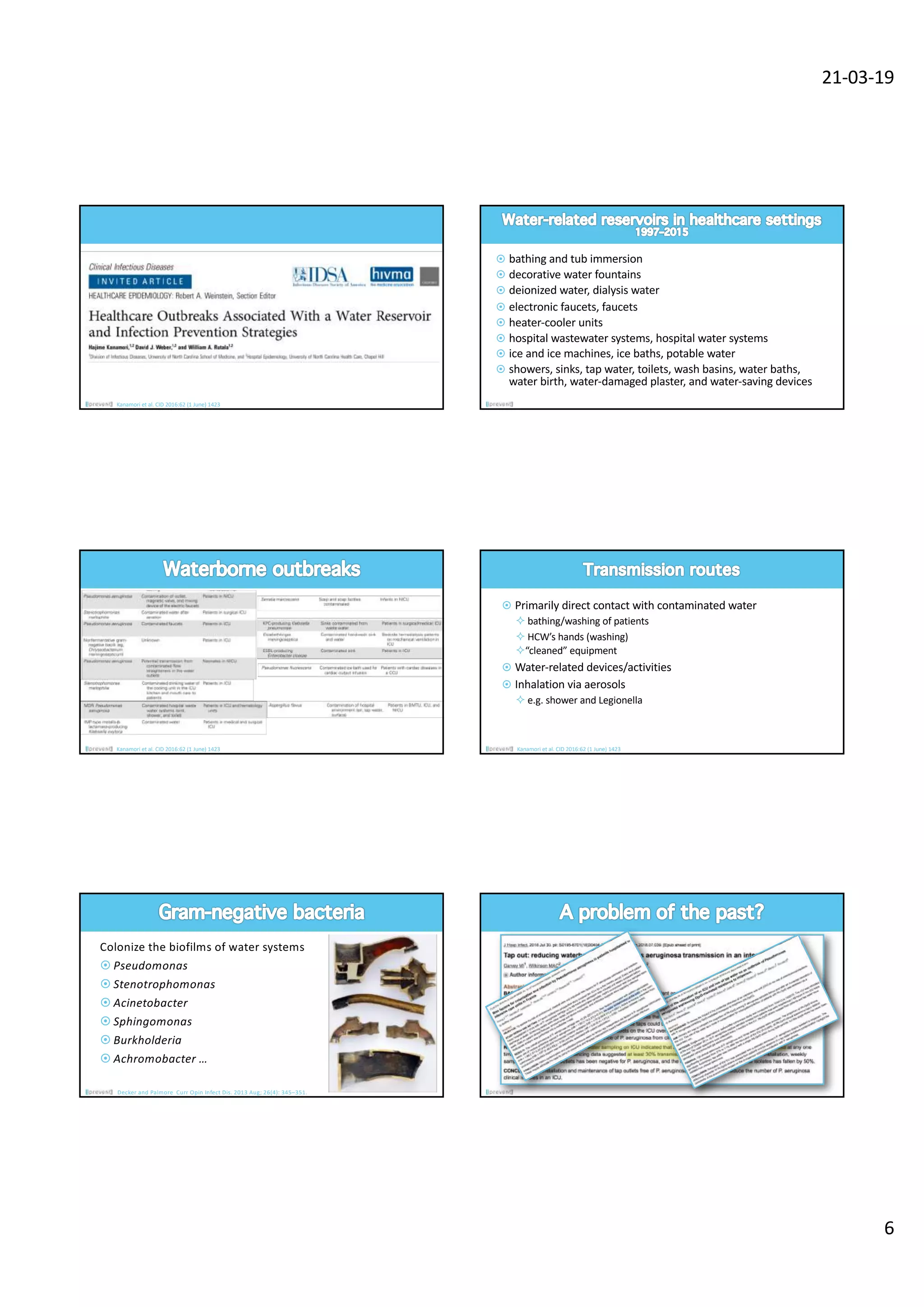 Apsic 2019 Water and HAI | PDF