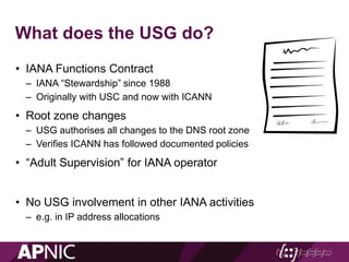 APSIG 2016 - IANA Transition: Why do we care? | PPT
