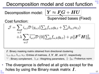 Hybrid multichannel signal separation using supervised nonnegative matrix factorization with ...