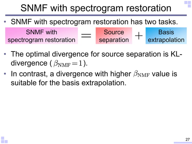 Hybrid multichannel signal separation using supervised nonnegative matrix factorization with ...