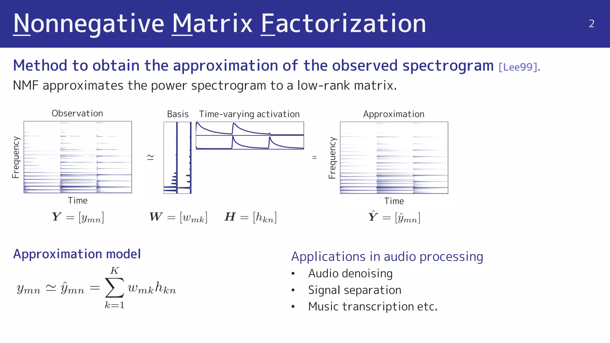 Learning The Statistical Model Of The Nmf Using The Deep Multiplicative Update Algorithm With