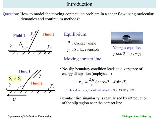 Slip Boundary Conditions For The Moving Contact Line In Molecular Dynamics And Continuum