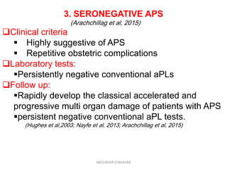 APS non criteria | PPT