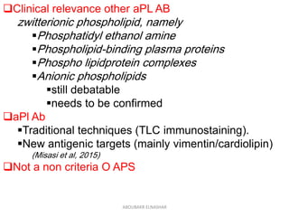 APS non criteria | PDF