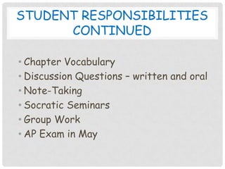 AP Social Studies Information | PPTX