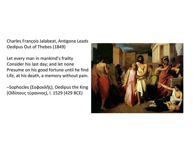 Images of Antigone and Oedipus | PPT