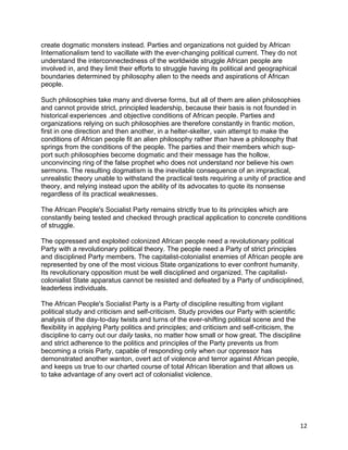 APSP_Our Standards of Party Life | PDF