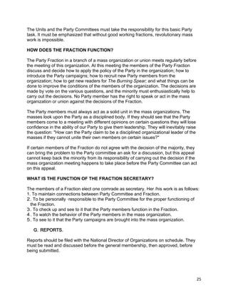 APSP_Our Standards of Party Life | PDF