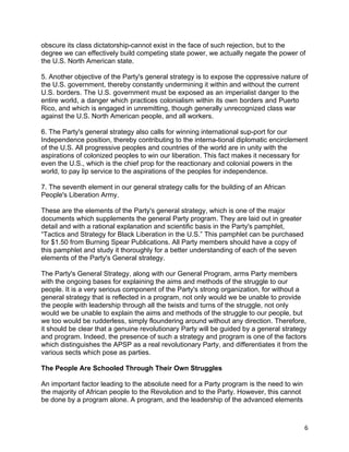 APSP_Our Standards of Party Life | PDF