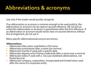 AP Style: Learn It, Live It, Love It | PPT