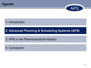 Advanced Planning & Scheduling | PPTX