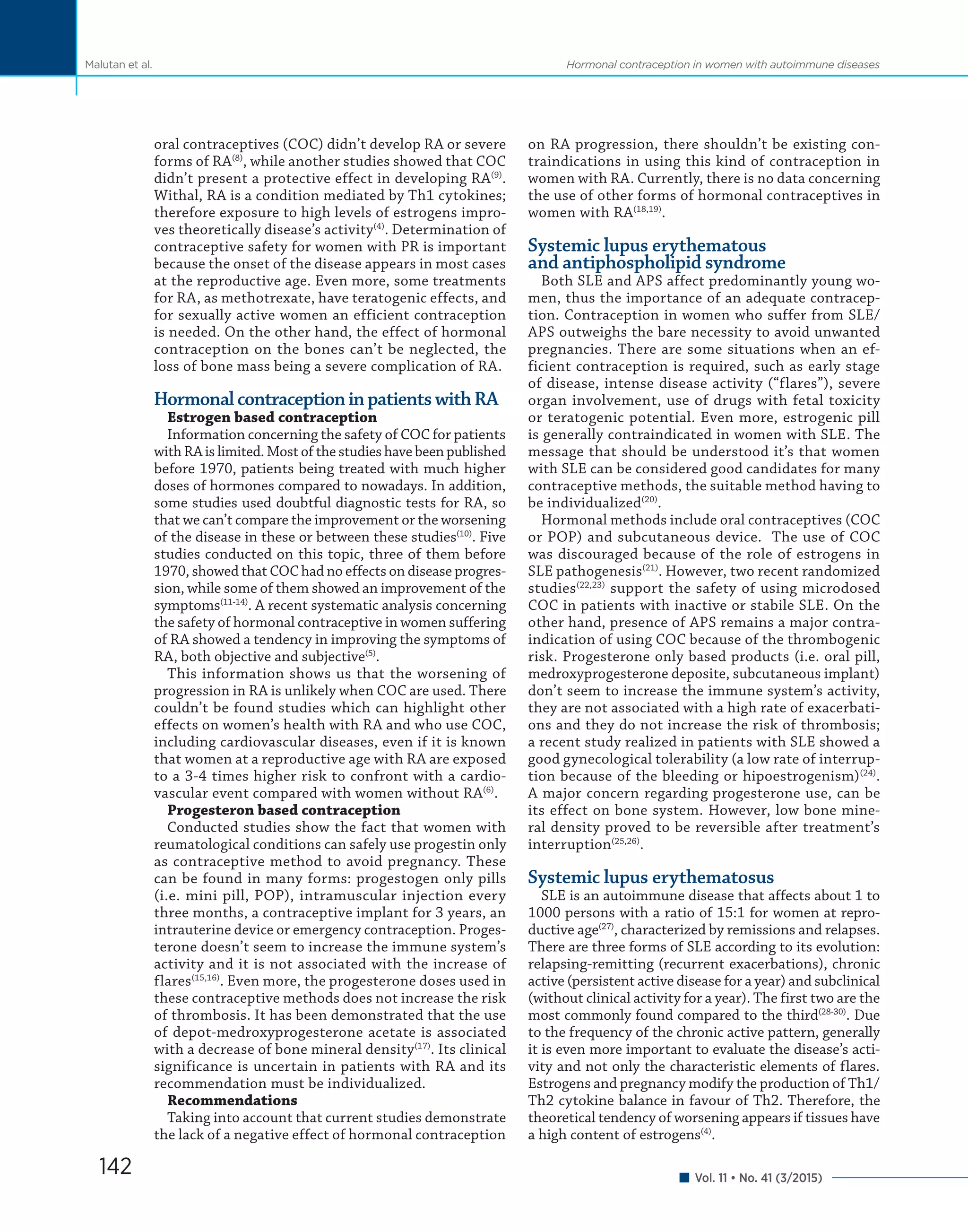 Aps sle contraception | PDF