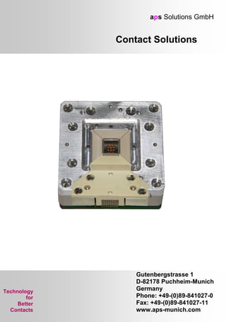 Aps Test Socket Intro | PDF