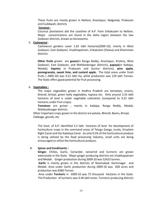 Profile Before Bifurcation -Andhra Pradesh State | PDF