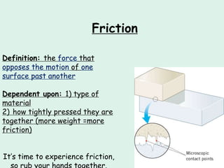 Static Friction Definition