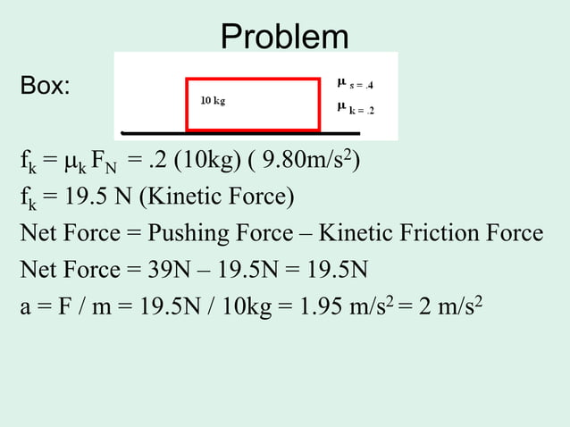 static friction | PPT