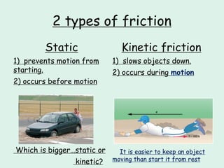 Static Friction Example