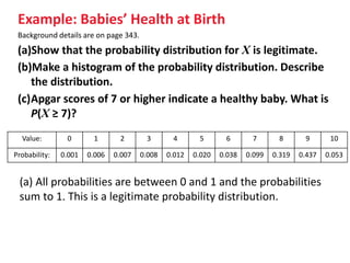 Discrete and Continuous Random Variables | PPTX