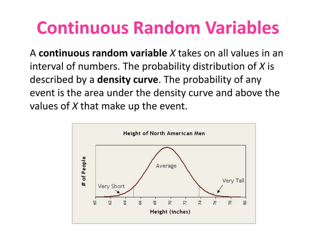 Discrete and Continuous Random Variables | PPTX