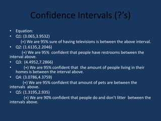 Ap stats survey project | PPT