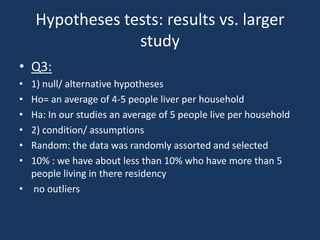 Ap stats survey project | PPTX