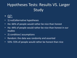 Ap stats survey project | PPTX