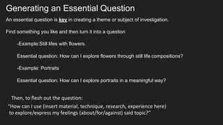 Ap studio art 2021-2022 introduction | PDF