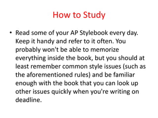 Associated Press Style | PPTX