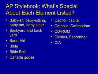 Ap stylebook power point example[1] | PPT