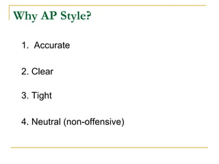 AP Style Guide | PDF