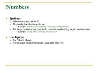 AP Style Guide | PDF