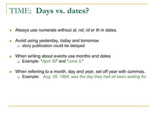 AP Style Guide | PPT