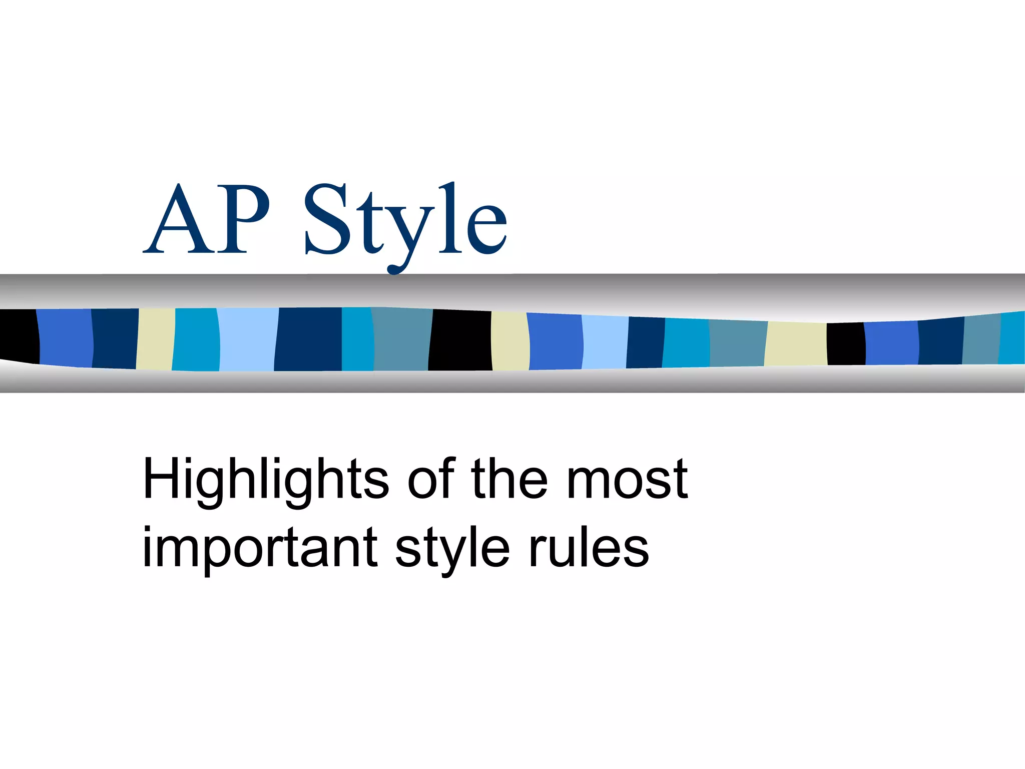 Ap style presentation | PPT | Politics