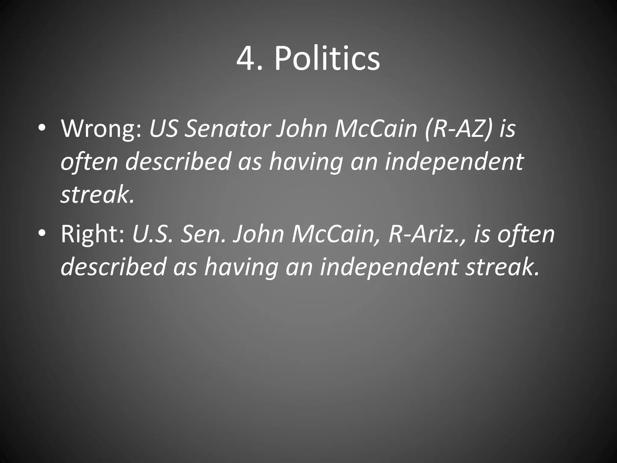 AP Style Presentation 2018 | PPTX