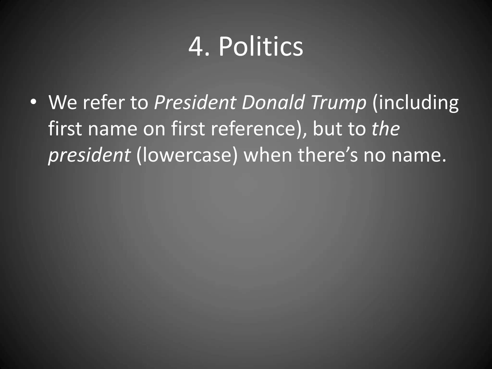 AP Style Presentation 2018 | PPTX