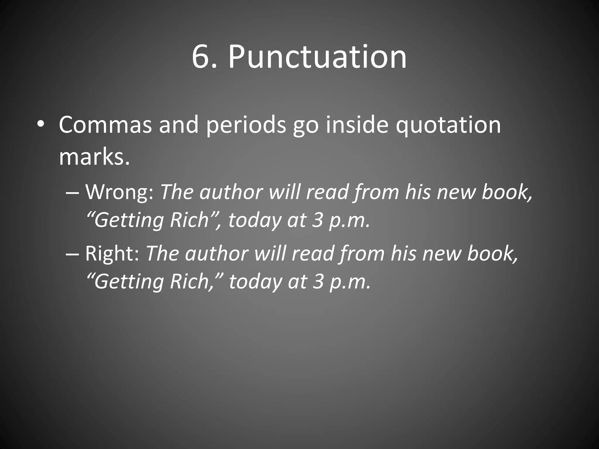 AP Style Presentation 2018 | PPTX