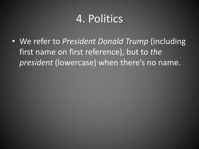 AP Style Presentation 2018 | PPTX