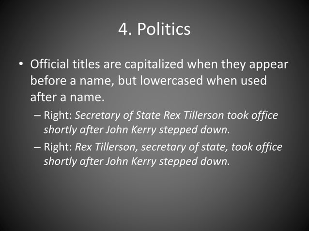 AP Style Presentation 2018 | PPTX