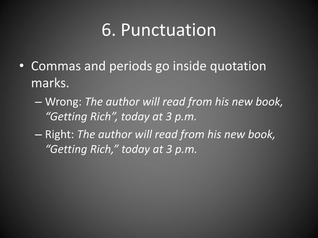 AP Style Presentation 2018 | PPTX