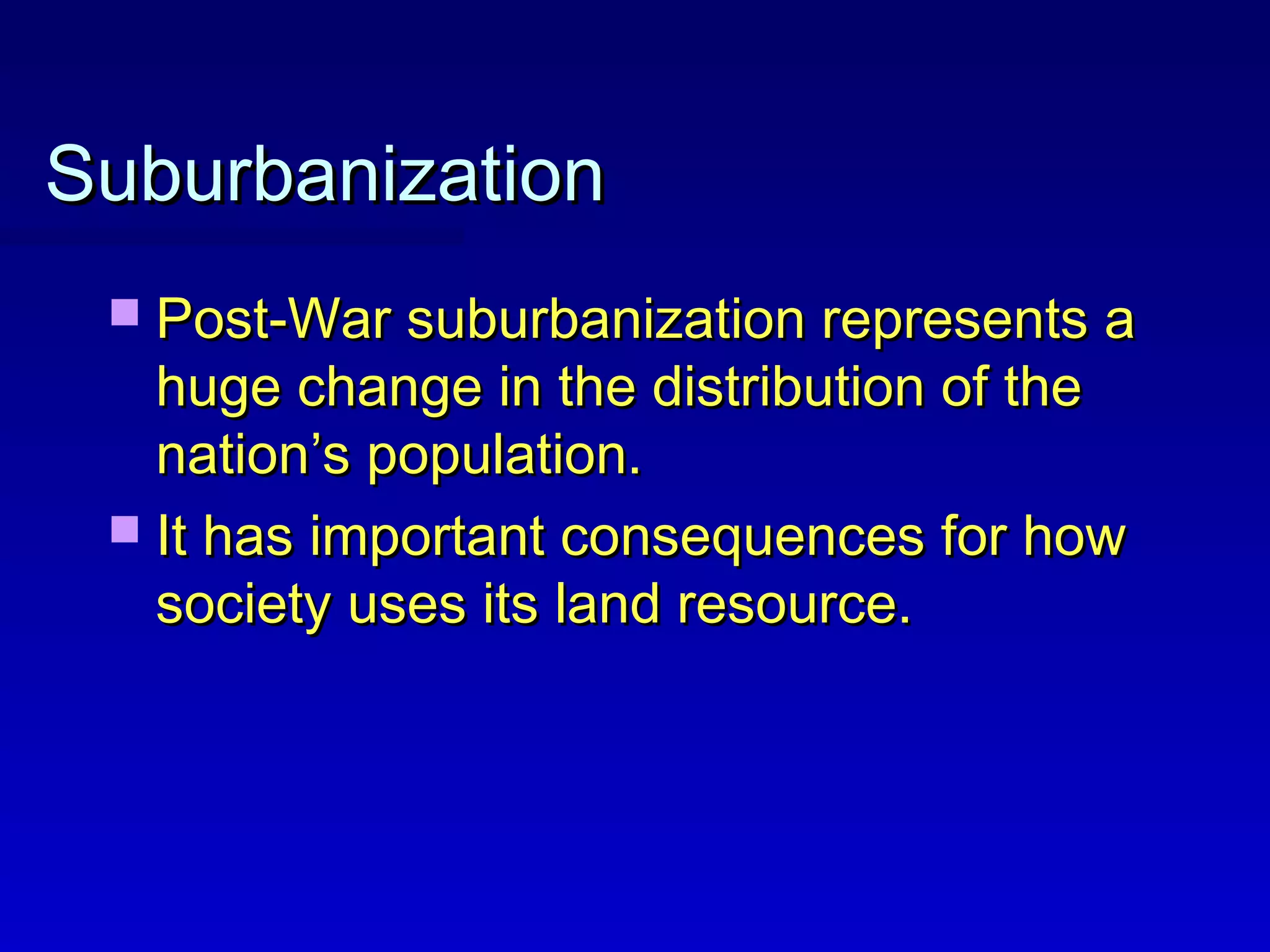 Suburbs | PPT