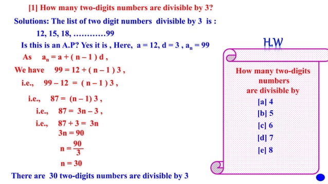 NCERT ARITHMETIC PROGRESSIONS | PPT