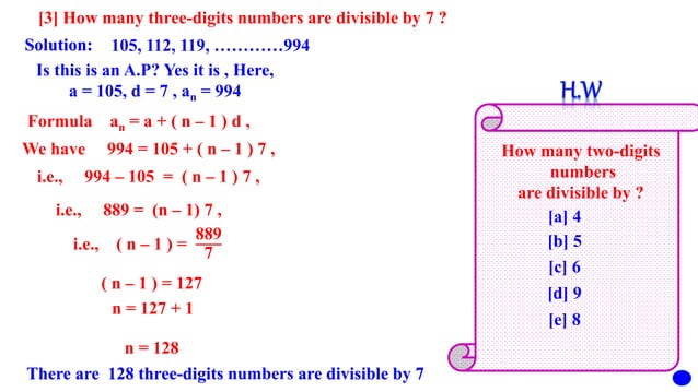 NCERT ARITHMETIC PROGRESSIONS | PPT