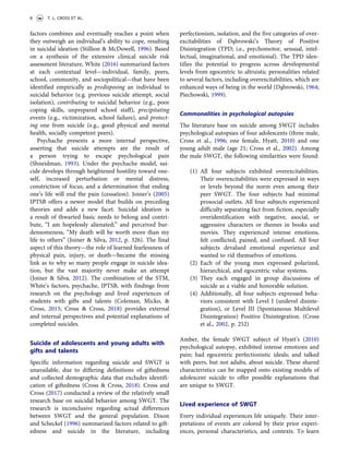 A psychological autopsy of an intellectually gifted student with ...