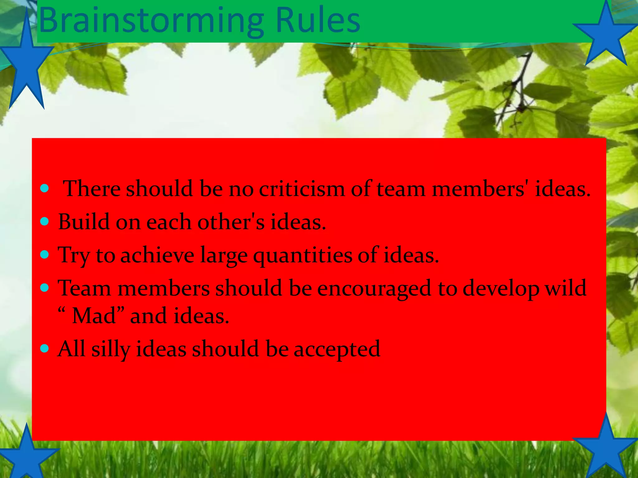 what is brainstorming | PPTX