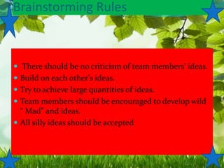 what is brainstorming | PPTX