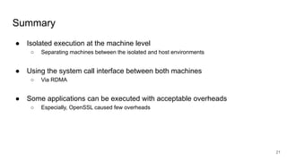 Towards Isolated Execution at the Machine Level | PDF | Operating Systems | Computer Software ...