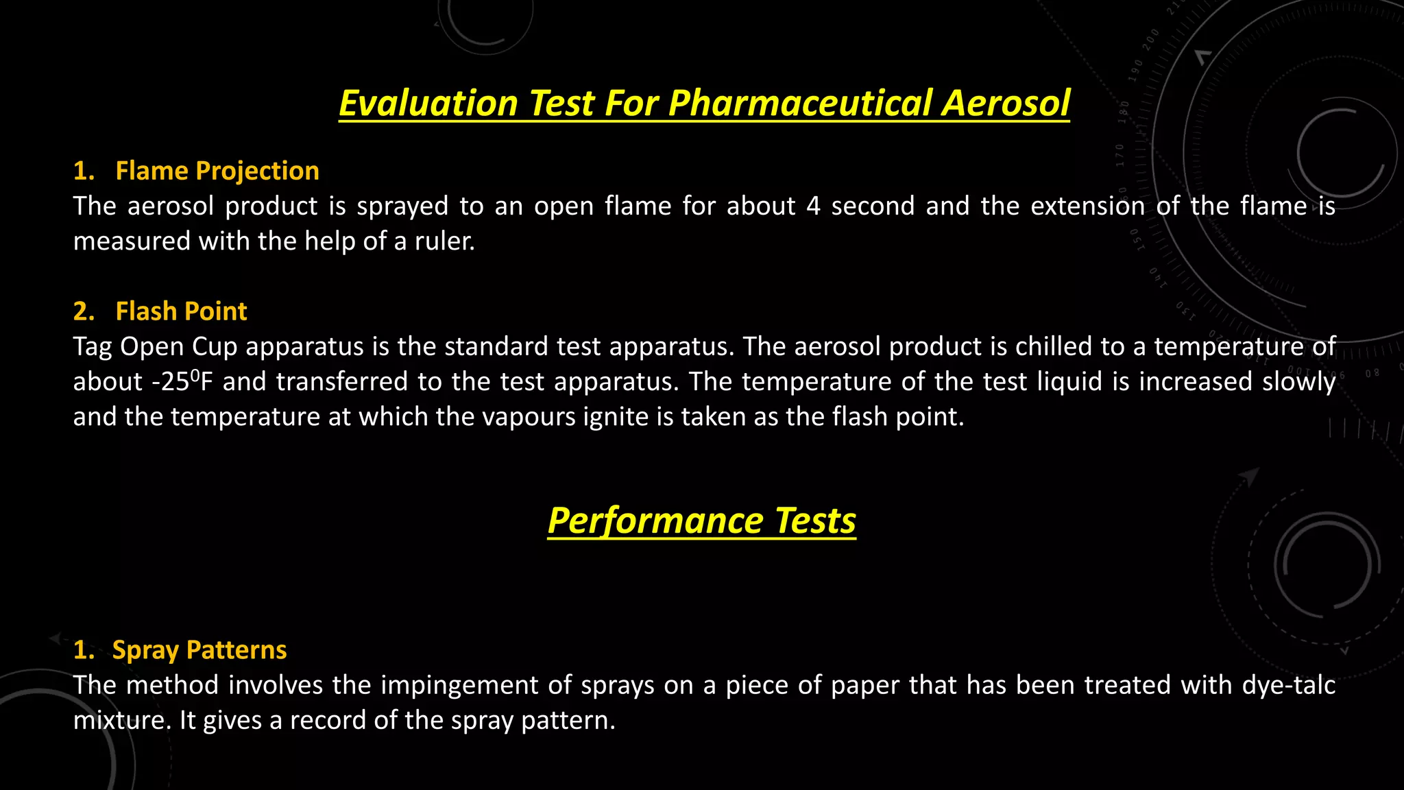 Quality Control of Aerosols | PPTX